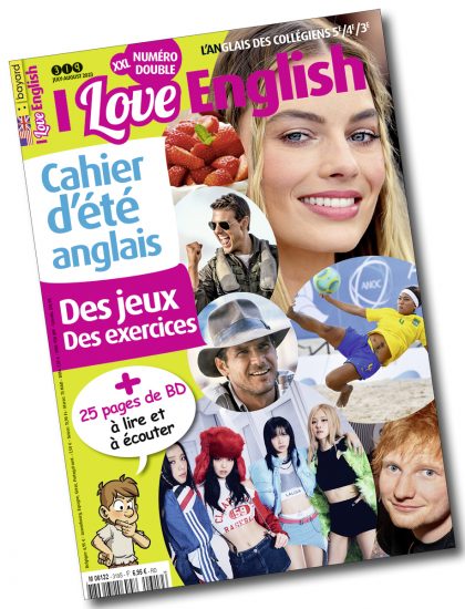 Cahier d’été - I Love English